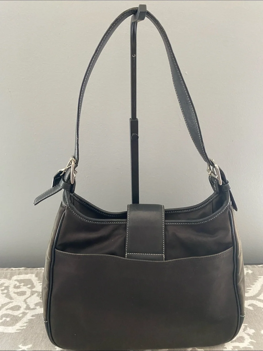 Coach | Bags | Coach Hampton Black Hobo Shoulder Bag | Poshmark